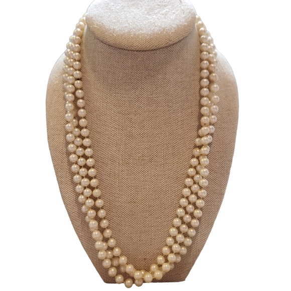 Jewelry | Vintage Long Strand Pearl Necklace | Poshmark